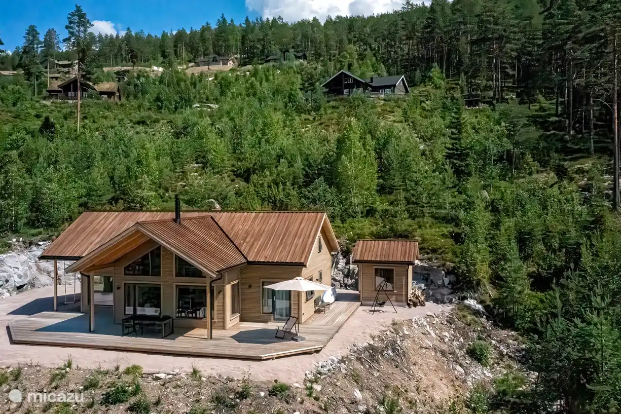 Blockhütte / lodge in Vradal – Furuheim-Lodge | Micazu