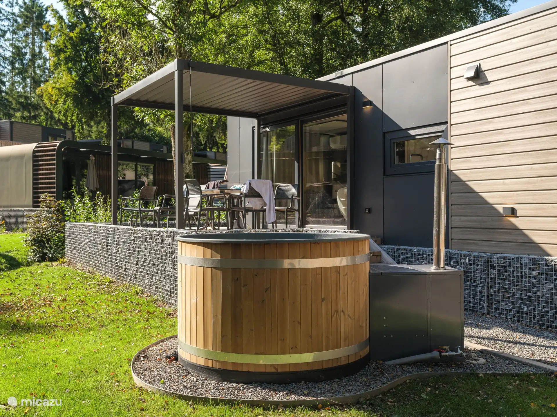 Blokhut / lodge in Tandel – Sauwer Lodge met hottub 4 personen | Micazu